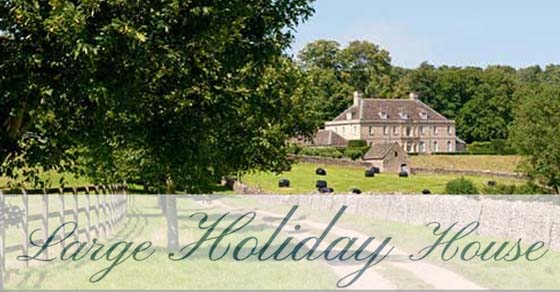 Large holiday houses to rent - self-catering group accommodation in UK
